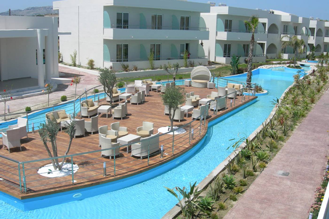 Oasis Hotel Bungalows - Afandou, Rhodes - On The Beach