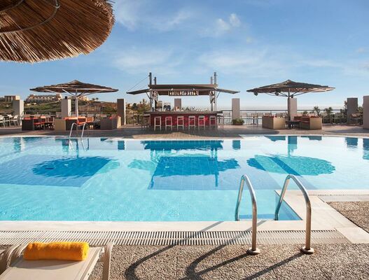 Blue Bay Resort - Agia Pelagia (West Heraklion), Crete - On The Beach