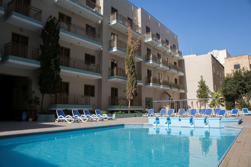 The Bugibba Hotel - Bugibba, Malta - On The Beach