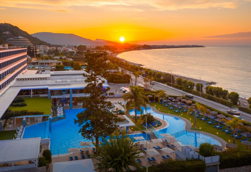Oceanis Beach Hotel - Ixia, Rhodes - On The Beach