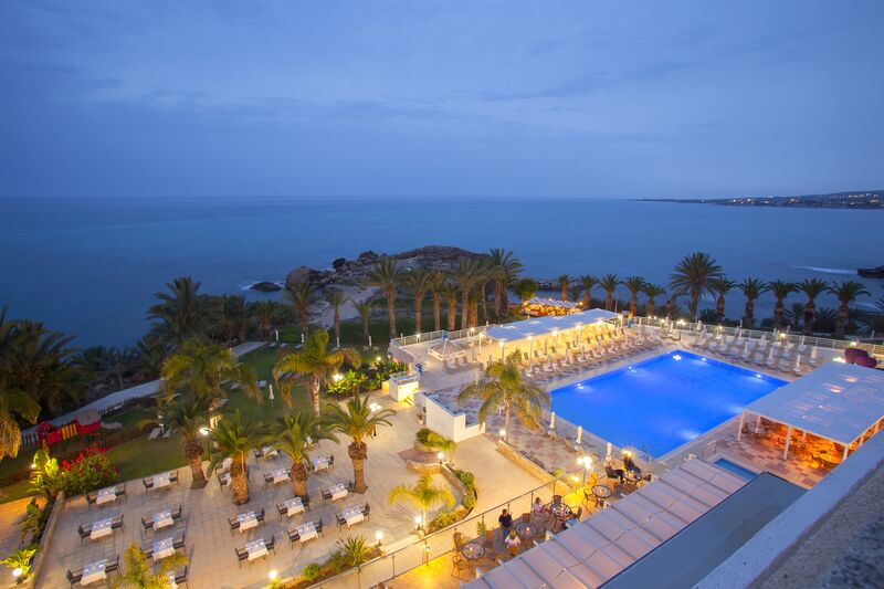 Queens Bay Hotel - Coral Bay, Paphos - On The Beach