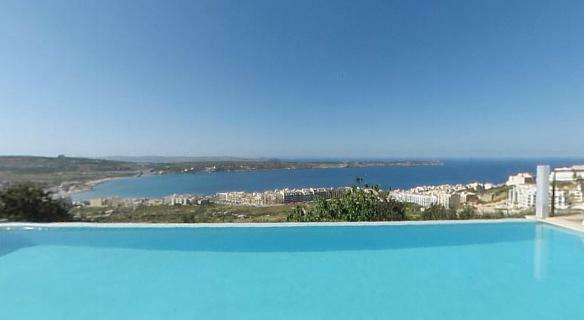 Panorama - Mellieha, Malta - On The Beach