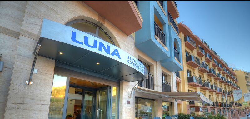 Luna Holiday Complex - Mellieha, Malta - On The Beach