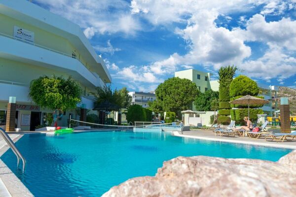 Stamos Hotel - Faliraki, Rhodes - On The Beach