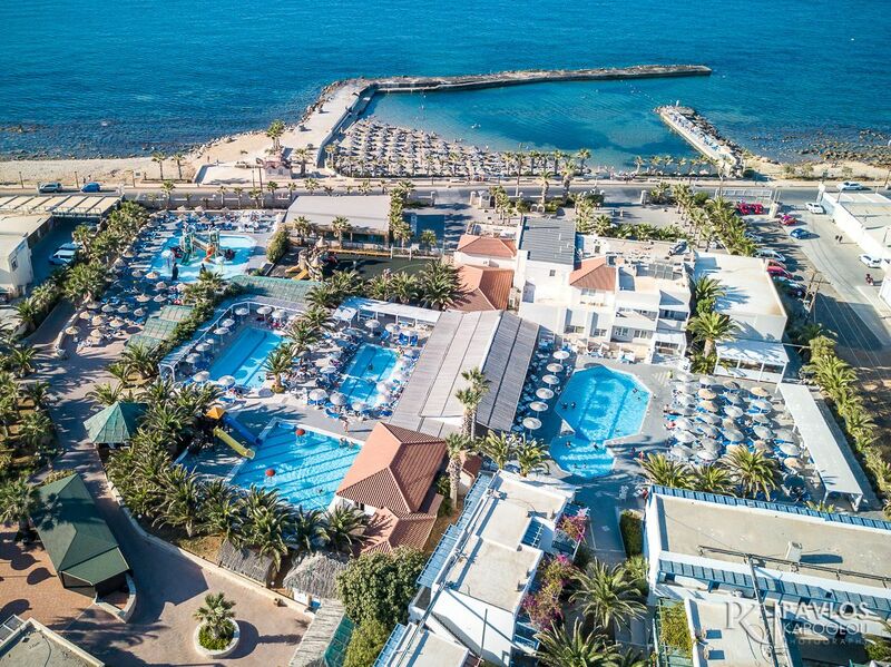 Stella Village Seaside & Aqua Park Hotel - Analipsis, Crete - On The Beach